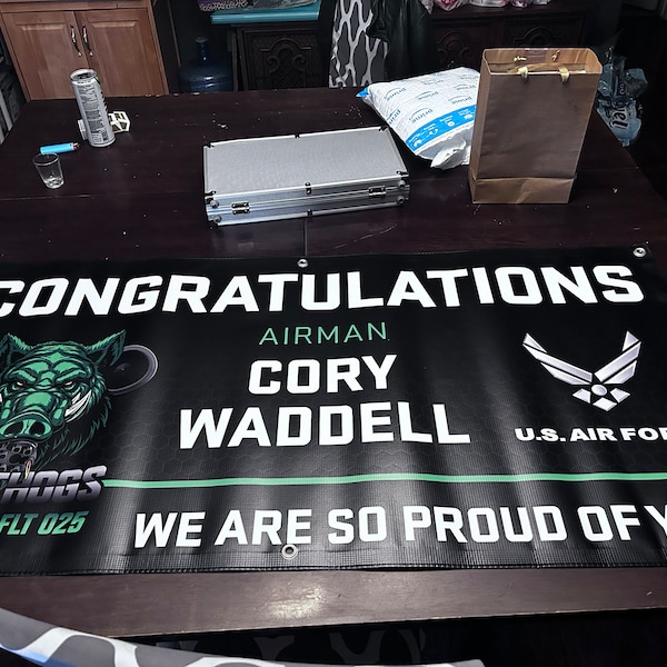Air Force Banner 321 TRS Warthogs | Air Force Congratulations Banner ...