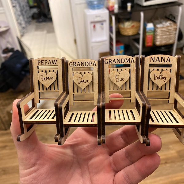 In Loving Memory Engraved Mini Bench, Wedding Place Setting, Memorial ...