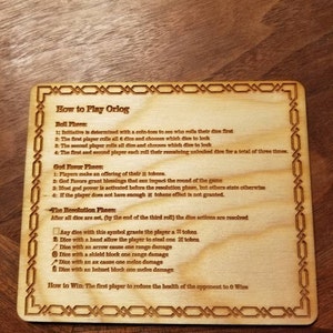 20 Custom Two-sided Laser Engraved Game Wood Tokens | Etsy