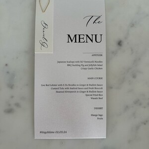 Additional Menu Variation - Etsy