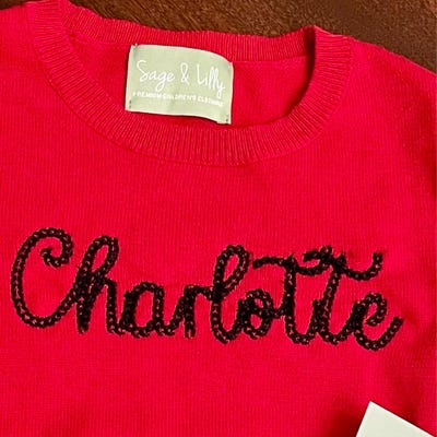 Fill Stitch Harriet Font Alphabet Playful Kids Baby Monogram Name ...