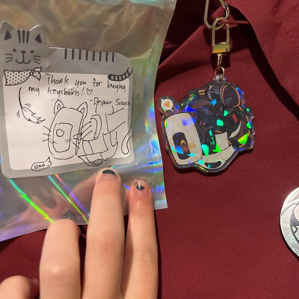 Portal 2 Glados Epoxy Glitter Keychain 2.5" Double Sided - Etsy