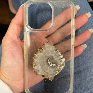 Custom Luxe Crystal & Pearl Embellished Phone Case High End | Etsy