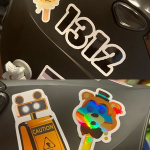 Five Nights at Freddy's Security Breach Popsicle Holographic Stickers ...