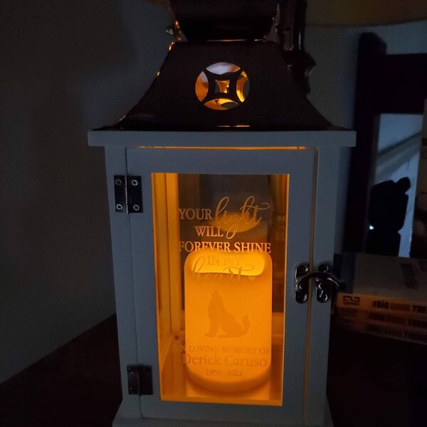 Personalized Memorial Lantern | in Memory of Lantern | in Memory ...