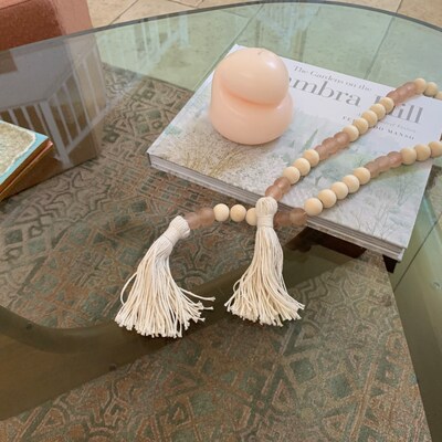 Curtain Tie Backs Aqua Sea Glass Tie Backs Home Accents - Etsy