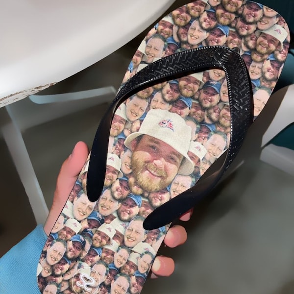 Personalized Flip Flops, Custom Photo Based Print Flipflops, Customized ...