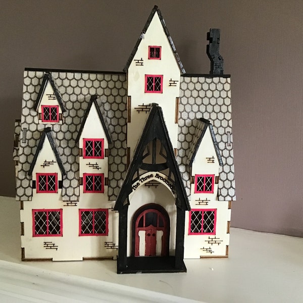 The Wizard's Inn DIY Kit 1:48th Scale, Dollhouse , Miniature Kit Model ...