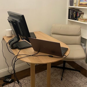 Radiator Cover Table Wall Folding Desk in Solid Oak Space - Etsy