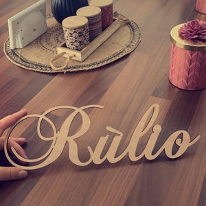 Prénom en bois à personnaliser décoration murale pour - Etsy France