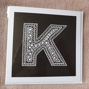 P Card / Letter Cards / Initial Cards / Greeting Cards / Blank - Etsy