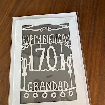 Personalised Birthday Card for Him With Name and Age for Engineers ...