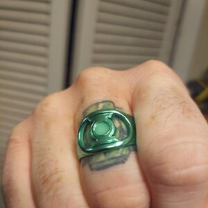 Anodized Yellow Fear Ring - Etsy