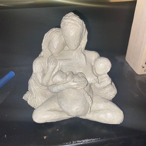 Tandem Feeding Sculpture Statue Midwife Gift Doula | Etsy