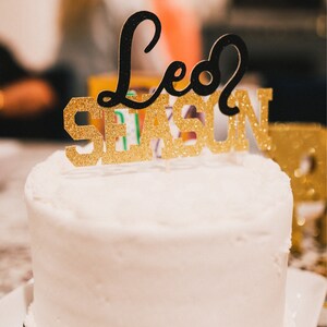 Leo Season Cake Topper. Zodiac Cake Topper. Zodiac Birthday - Etsy Canada
