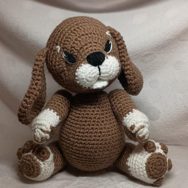 Crochet Dog Pattern, Plush Dog Toy, Amigurumi Dog Pattern, Crochet ...