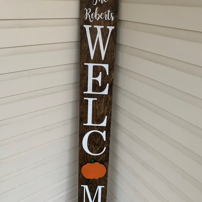 WELCOME Sign With Interchangeable Designs / Personalized WELCOME Sign ...
