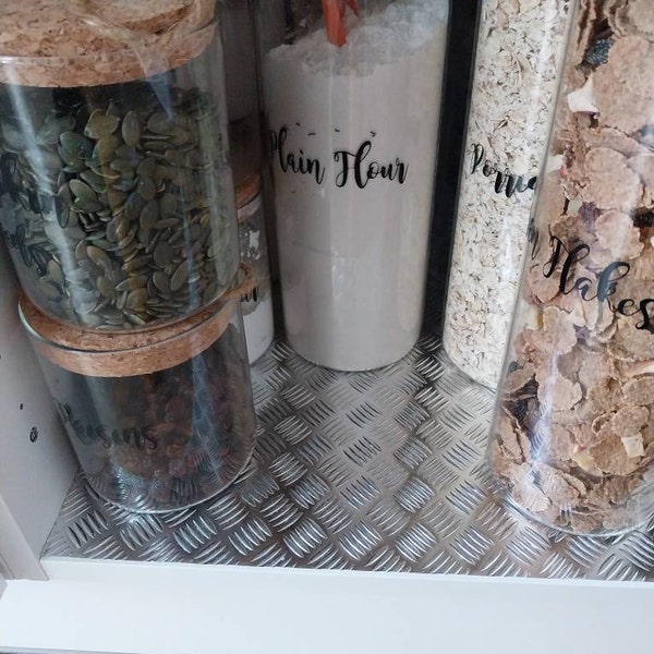 Personalised Letterbox Sign Decal Label for Greeting or Instruction and ...