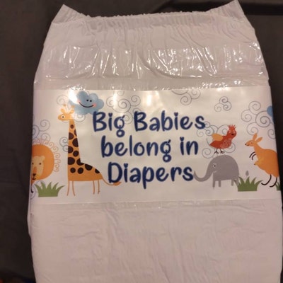 ABDL Diaper Tapes Set of X6, dirty Diaper Boy Set - Etsy