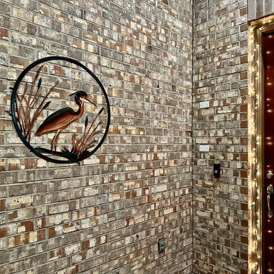 Square Dragonfly and Cattails Rustic Wall Decor - Etsy
