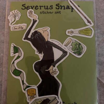 Severus Snape Sticker Set - Etsy