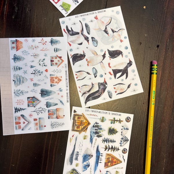 Blank Calendar Planner Stickers, Calendar Planner Stickers, Monthly ...