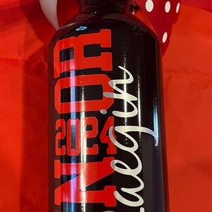 Personalized Cheer Bottle Cheerleader Cheer Water Bottle Cheer Team ...