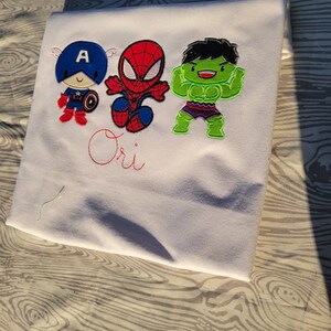 Spiderman Avengers Superhero Marvel Embroidery Designs Embroidery ...