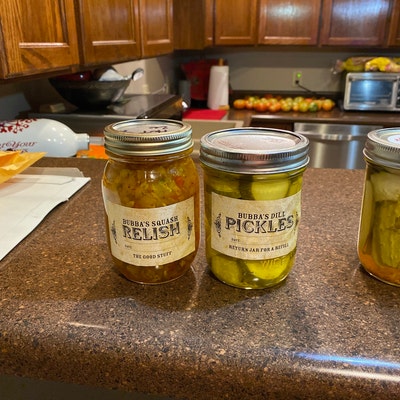 Custom Vintage Rectangle Canning Jar Labels, Printed Horizontal ...