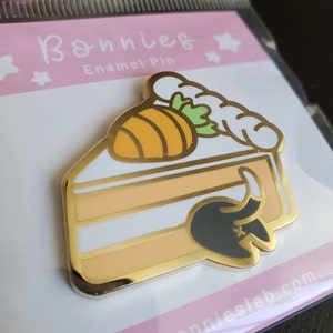 Carrot Cake Enamel Pin - Etsy