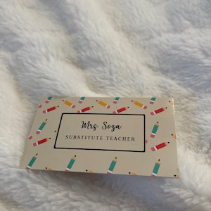 Printable Substitute Teacher Note, While You Were Away Note, Colorful Pencils Back to School ...