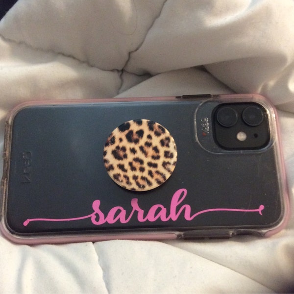 Personalized Name Decal: Custom Vinyl Sticker for Phone, Car - Etsy