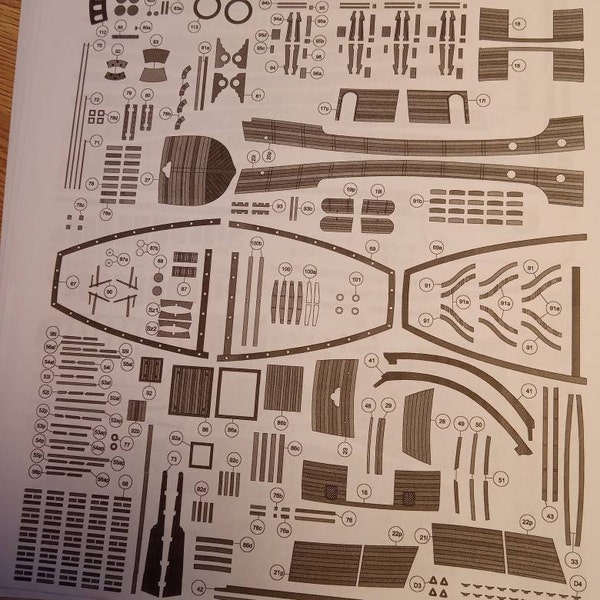 Papercraft Kit La Nina Ship 3d Paper Model Crafting Kit PDF Plans to ...