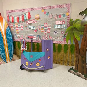 Summer Bulletin Board Kit | Classroom Decor | Retro - Etsy