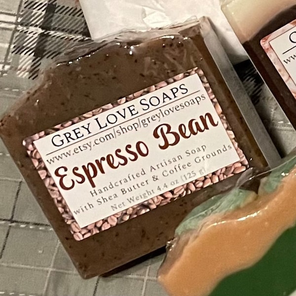 Espresso Bean Artisan Soap, Coffee Soap - Etsy