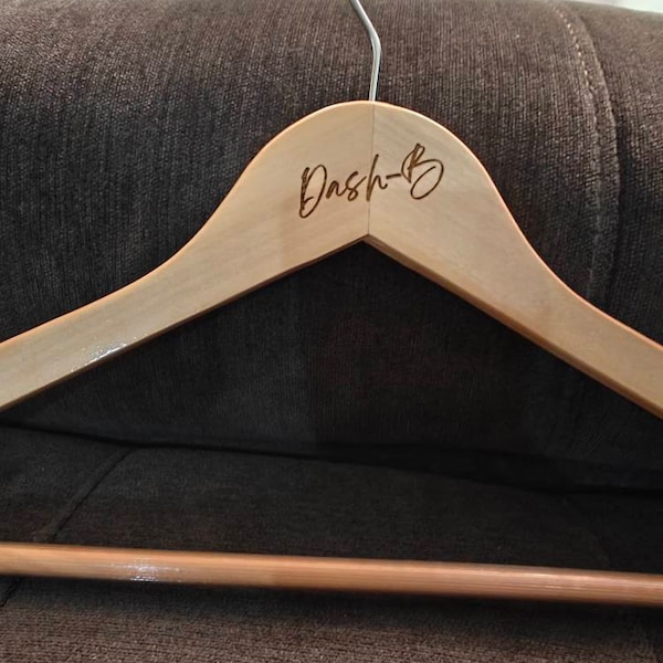 Pack of 10 Personalized Bridesmaid Hangers, White Hangers, Bridesmaid ...