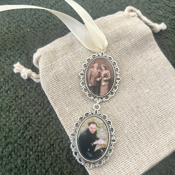 Bridal Bouquet Photo Memory Charm: UV Printed Keepsake - Etsy