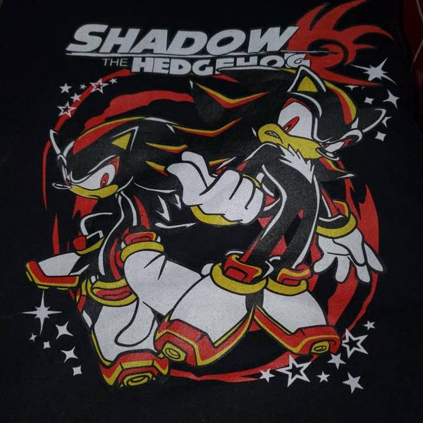 Hedgehog Shadow Anime Hoodie, Anime Vintage Grunge Gothic Metal Graphic ...