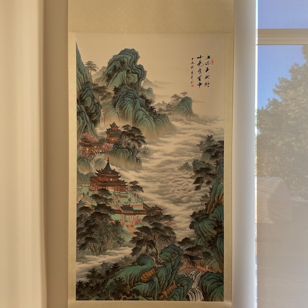 Handwritten Calligraphy Wall Art, Chinese Ink and Brush Calligraphy ...