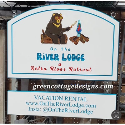 Outdoor Seaside Cottage Name Signs, Vacation Rental Beach House Sign - Etsy