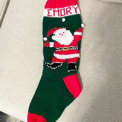 Black and White PATTERNS Christmas Stocking Christmas - Etsy