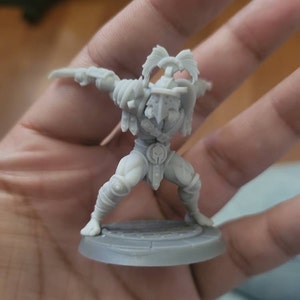 Valkyrie Pinup 32 or 28mm Sci-fi Miniature Dungeons and Dragons Dnd ...