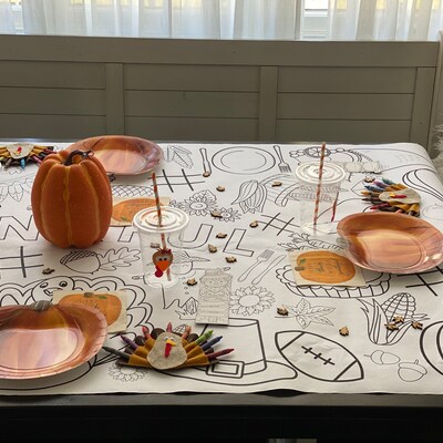 LARGE Halloween Coloring Activity Banner Halloween Craft - Etsy