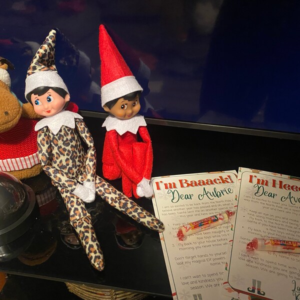 Elf Arrival Letter Elf Welcome and Departure Letters Elf Hello Letter ...