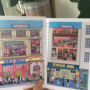 The Swan Inn Liverpool Digital Print Artwork | Etsy