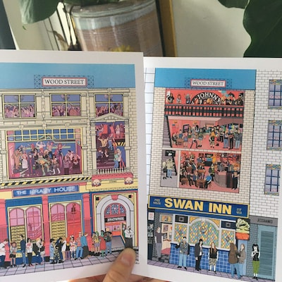 The Swan Inn Liverpool Digital Print Artwork - Etsy UK