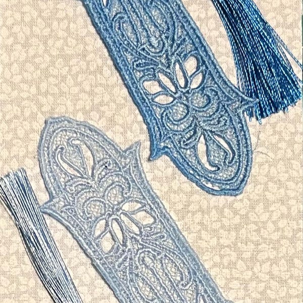 FSL Cross Bookmark - Machine Embroidery Design, Freestanding Lace ...