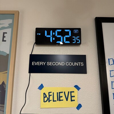 EVERY SECOND COUNTS 12 X 4 Engraved Sign as Featured in the Bear - Etsy