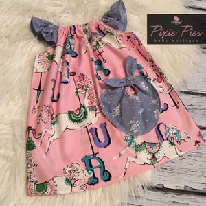 Angel Sleeve Top/dress Sewing Pattern With Flutter Sleeves Nb-12 Girls ...