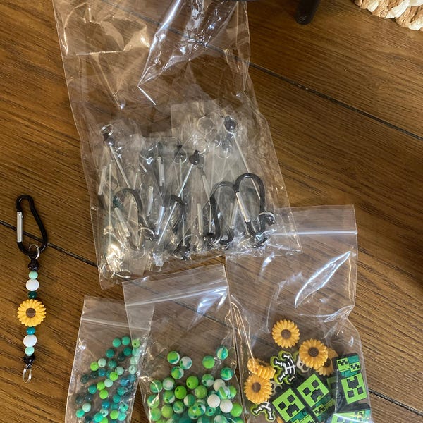 Beaded Fidget Pen or Pencil rainbow Silicone Beads Sensory Stress ...